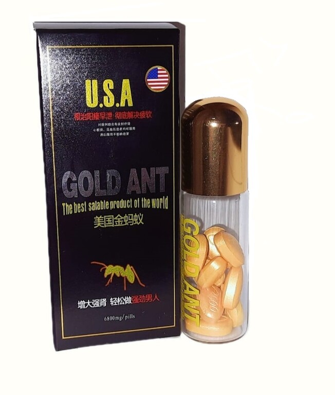 Препарат GOLD ANT Золотой муравей для повышение потенции 10 таблеток от ...
